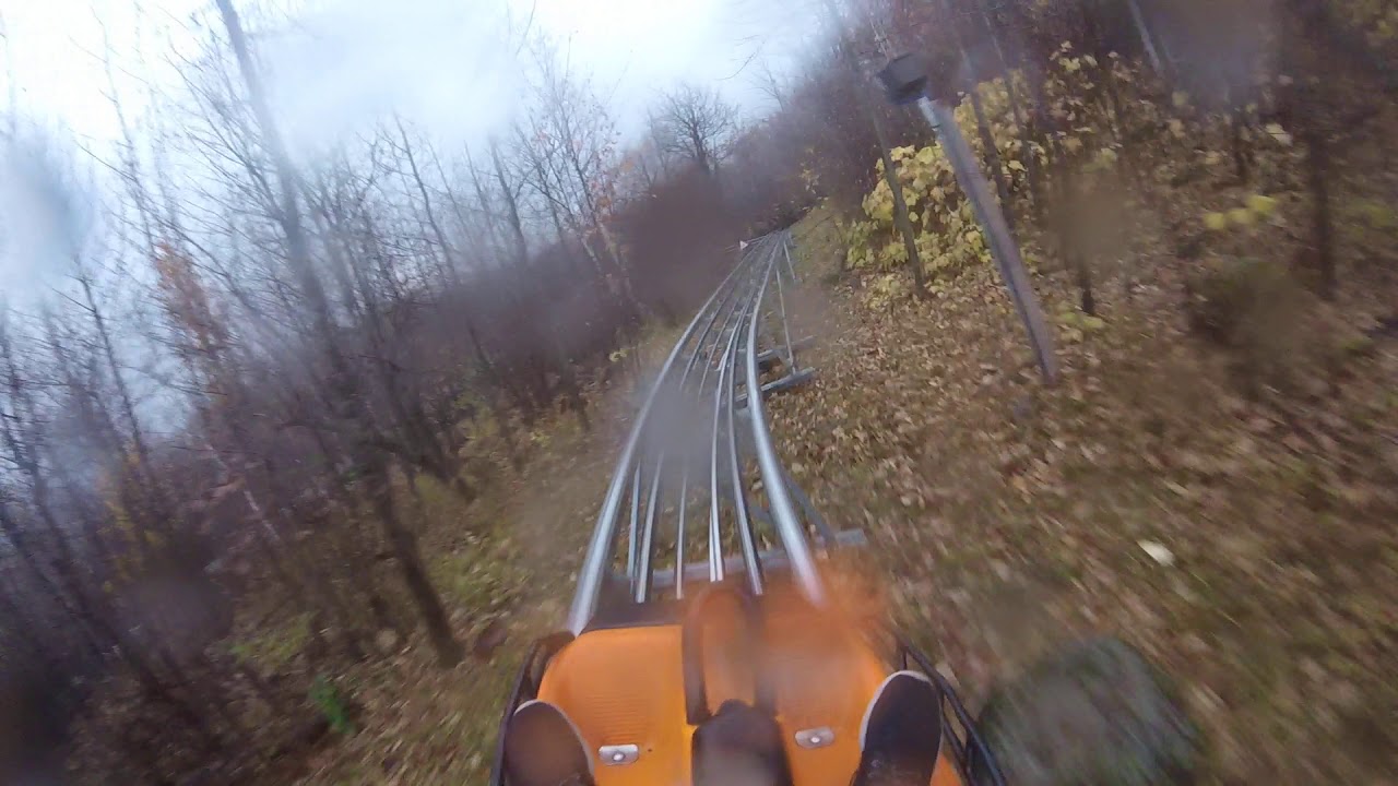 Matthew alpine slide Spirit Mtn, Oct 2017 - YouTube