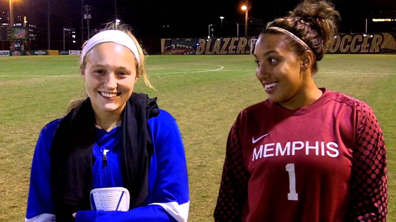 Kaitlyn Atkins and Elise Kuhar-Pitters Postgame 10/27 - YouTube
