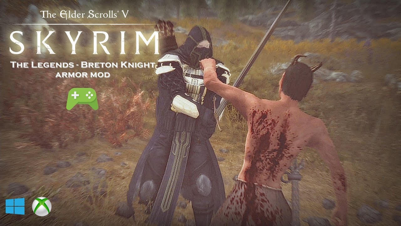 skyrim special edition The Legends Breton Knight mod showcase [HD ...