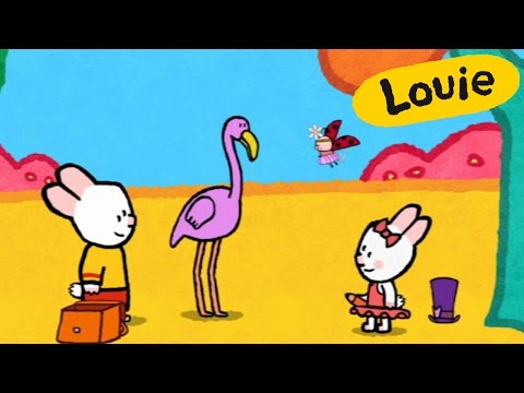 LOUIE - Ban a bir flamingo çiziyor S02E38 HD |  Çocuklar için çizgi filmler