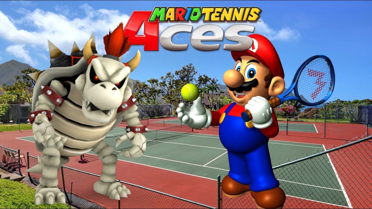 Mario Tennis Aces Online Matches 34 Unlocking Dry Bowser Youtube