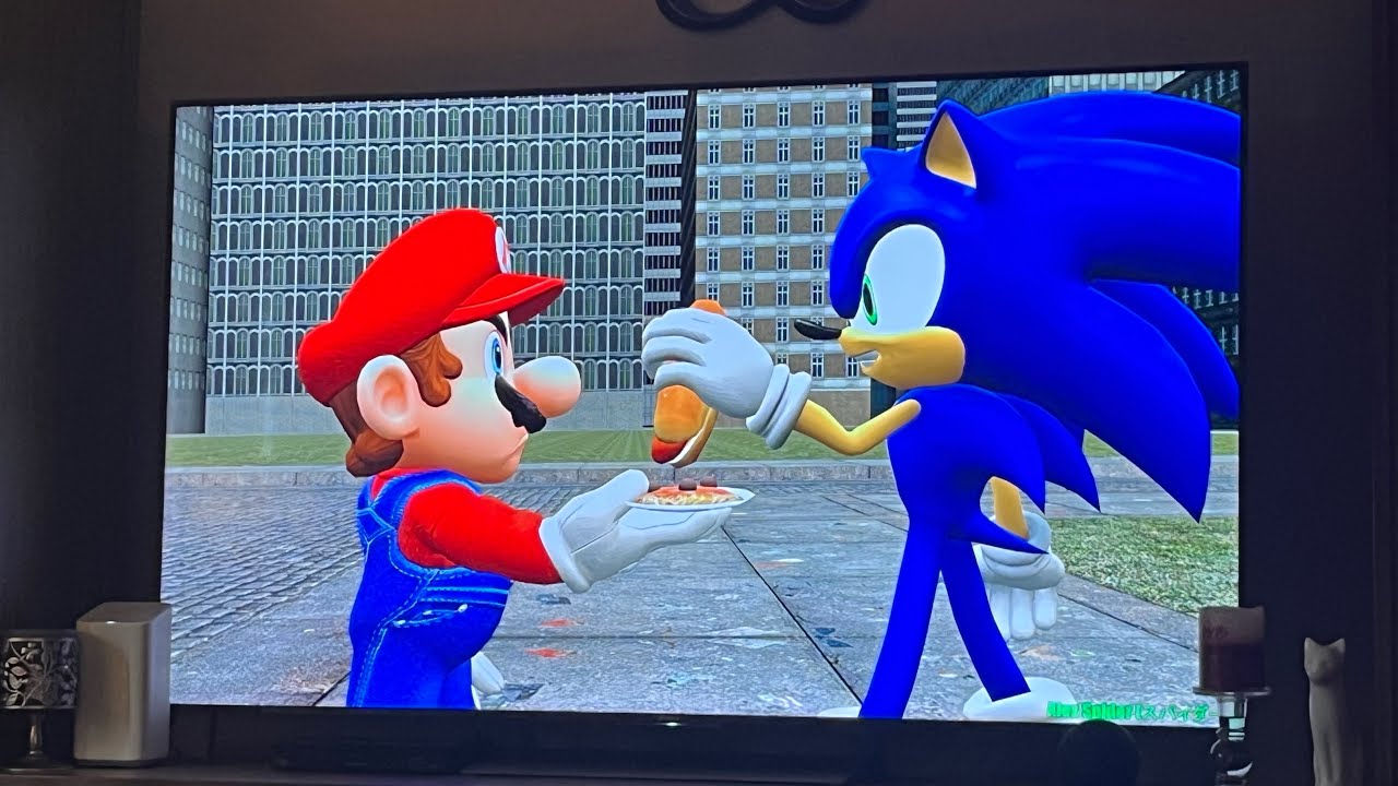 Charsonic reacts to Mario Vs Sonic: Food Battle - Round 4 from Alex ...