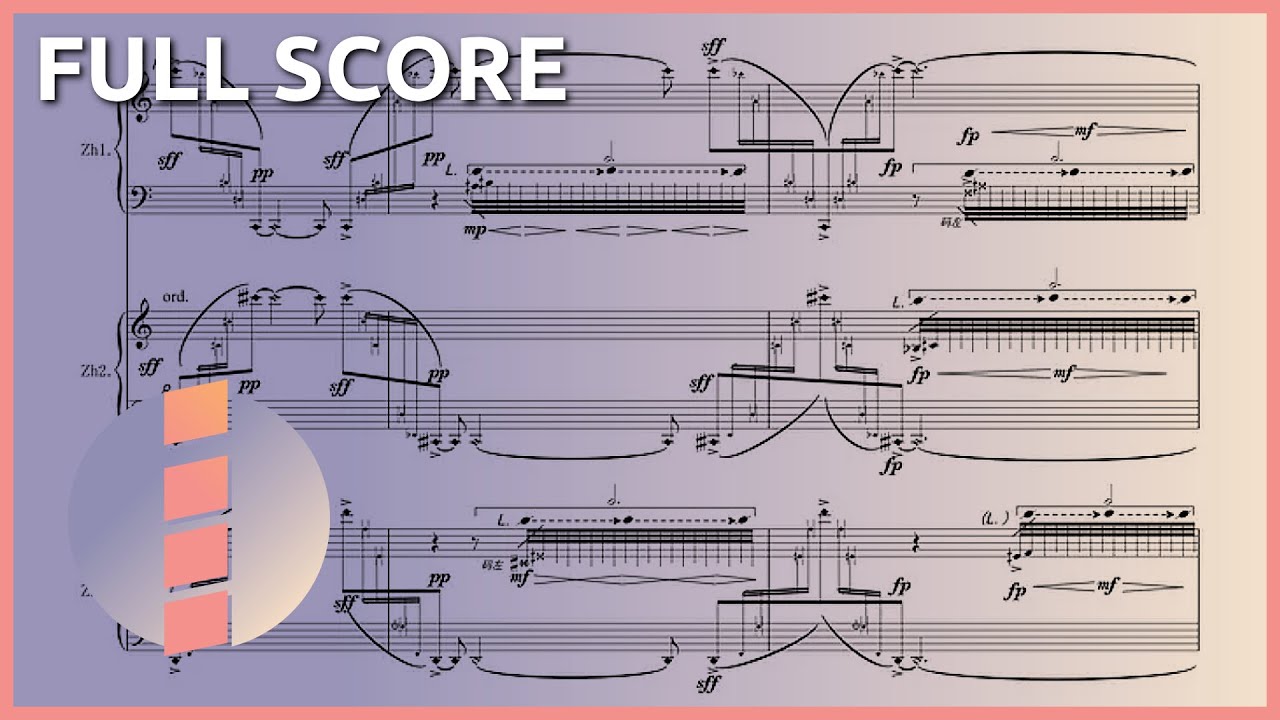 Zhiliang Zhang — The sound of clouds (云响) [w/ score] - YouTube