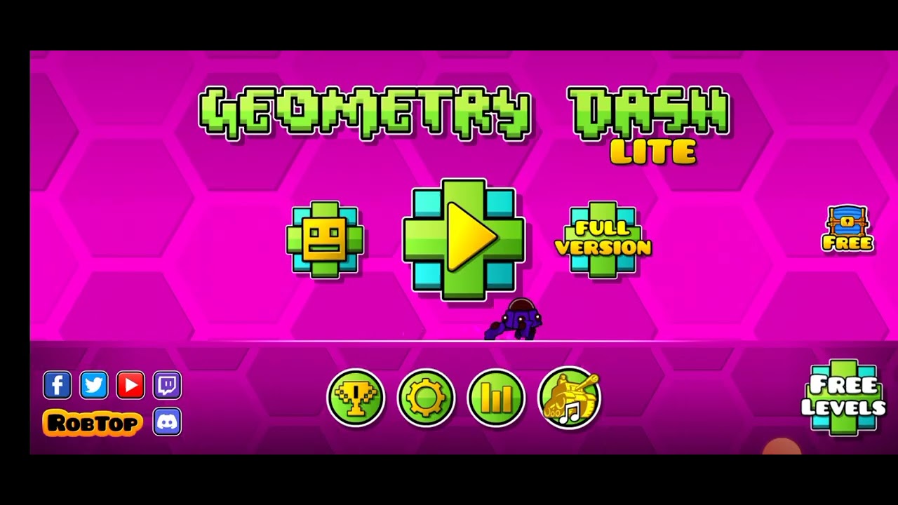 Проходим уровень в игре geometry| life| - YouTube
