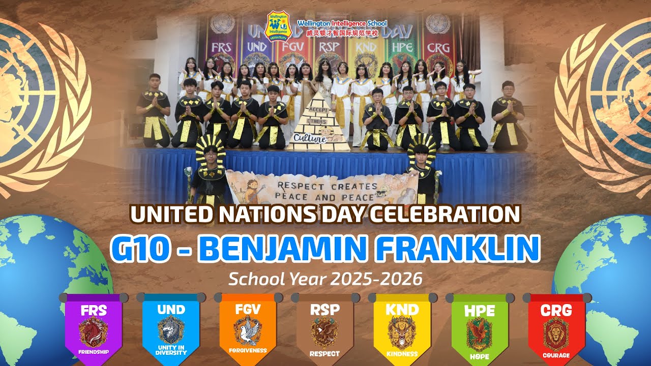 G10 Benjamin Franklin - United Nations Day Celebration 2025-2026 - YouTube