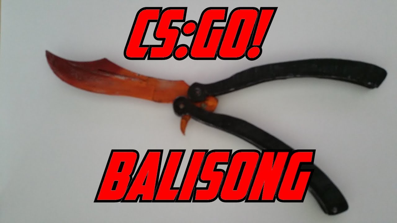 Paper CS:GO Butterfly Knife/Balisong (Fade) - YouTube