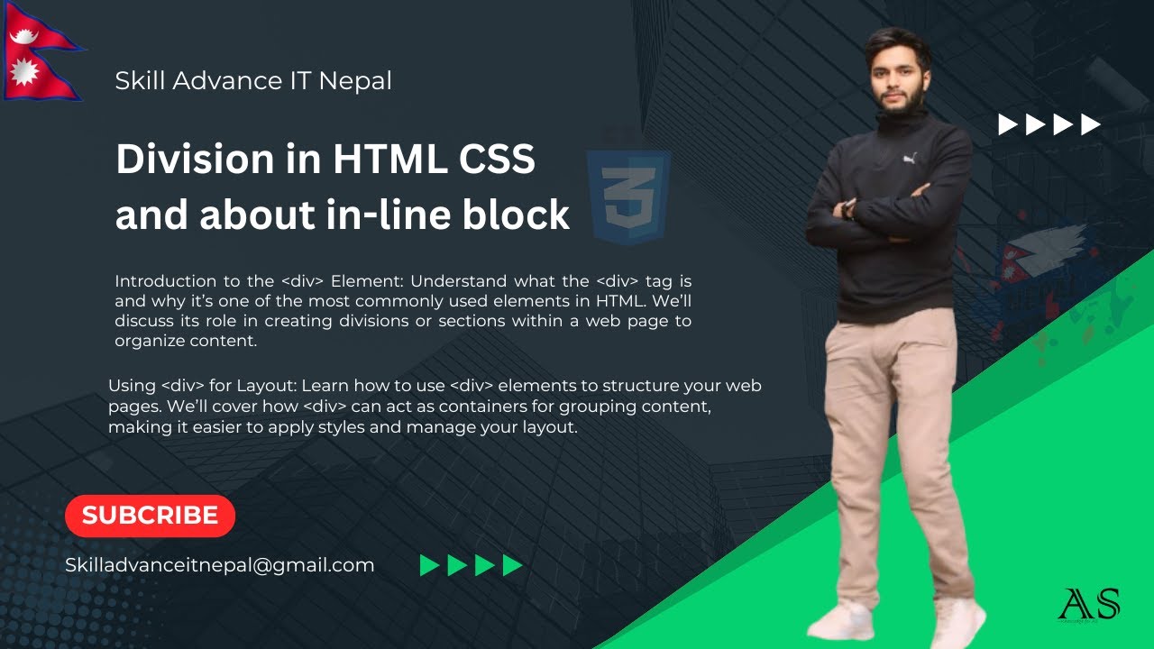 Day_04 Division in HTML CSS - YouTube