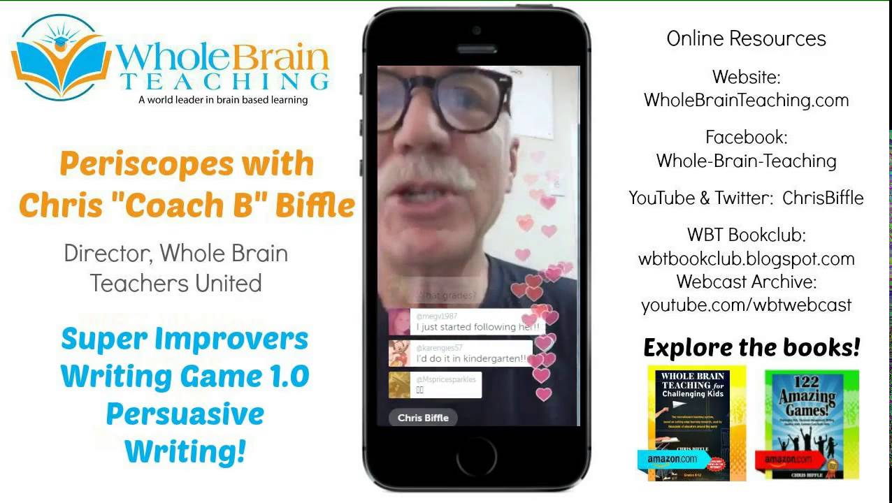 Periscope Super Improvers Writing Game 1.0 Persuasive Writing - YouTube