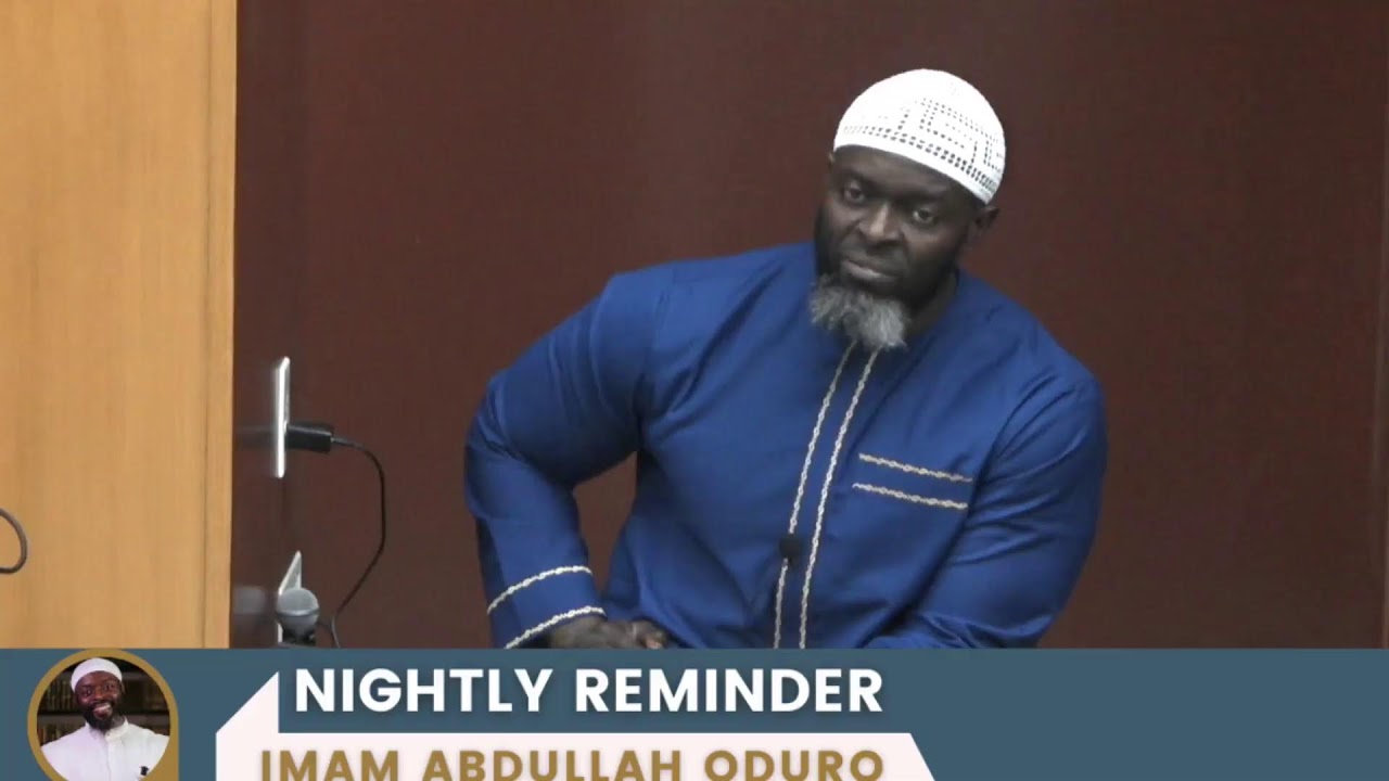 The Invocation of God | Imam Abdullah Oduro - YouTube