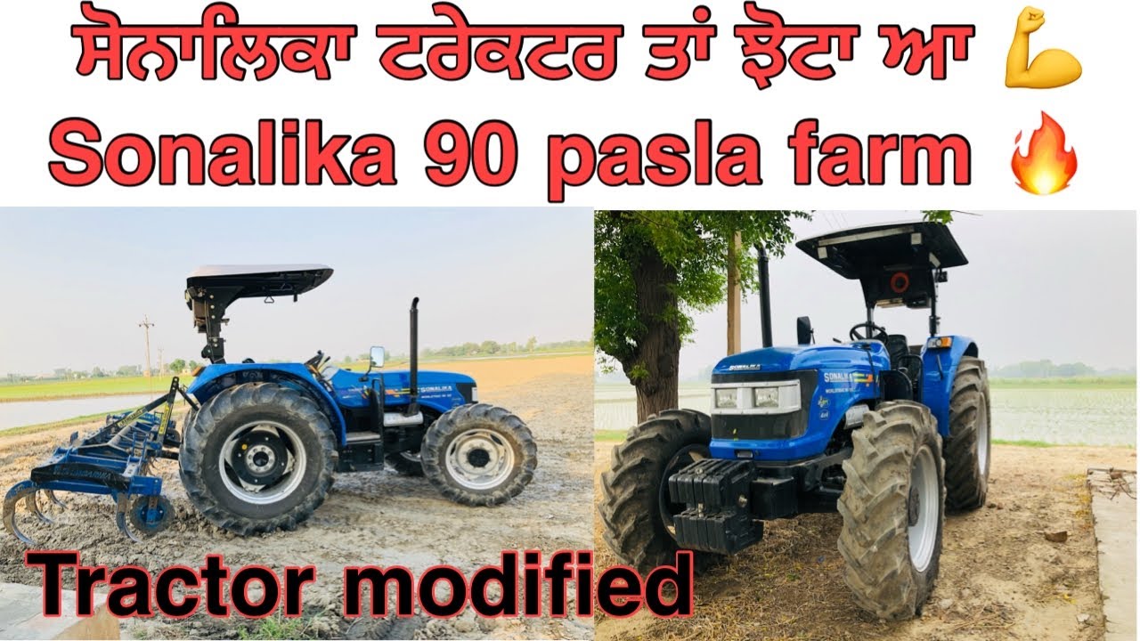 Sonalika 90 hp pasla || Sonalika 90 pasla super seader // Sonalika ...