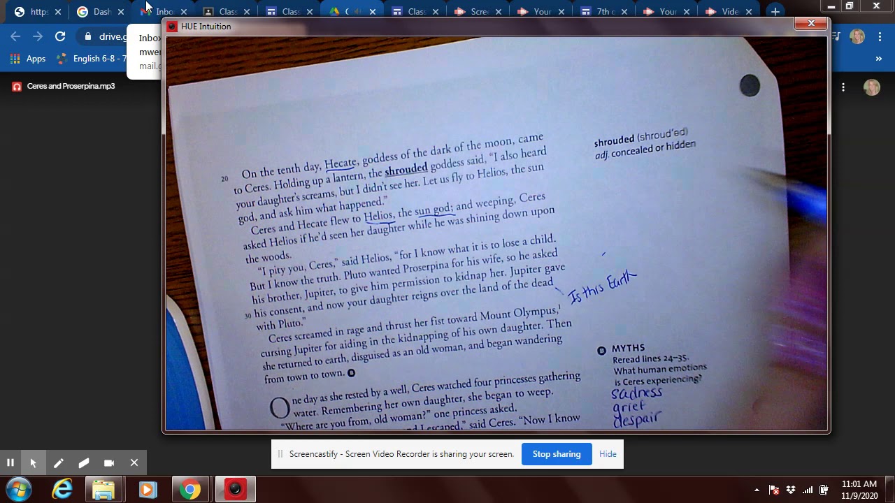 Ceres and Proserpina ACTIVE reading - YouTube