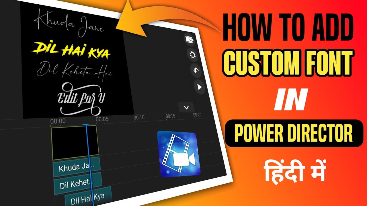 How To Add Custom Font In PowerDirector Hindi Custom Font Kaise Add How To Add Custom Font In PowerDirector Hindi Custom Font Kaise Add
