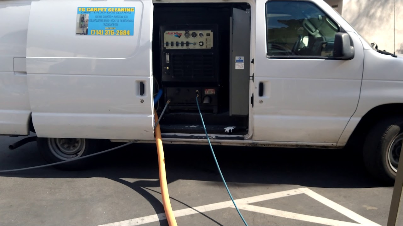 Hydramaster maxx 470 truck mount system carpet cleaning machine, troca montada en van - YouTube