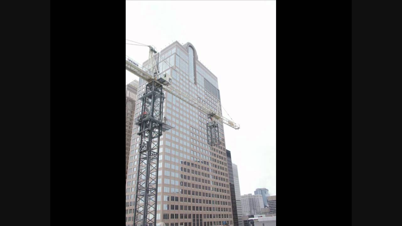 Top Climbing tower crane - YouTube