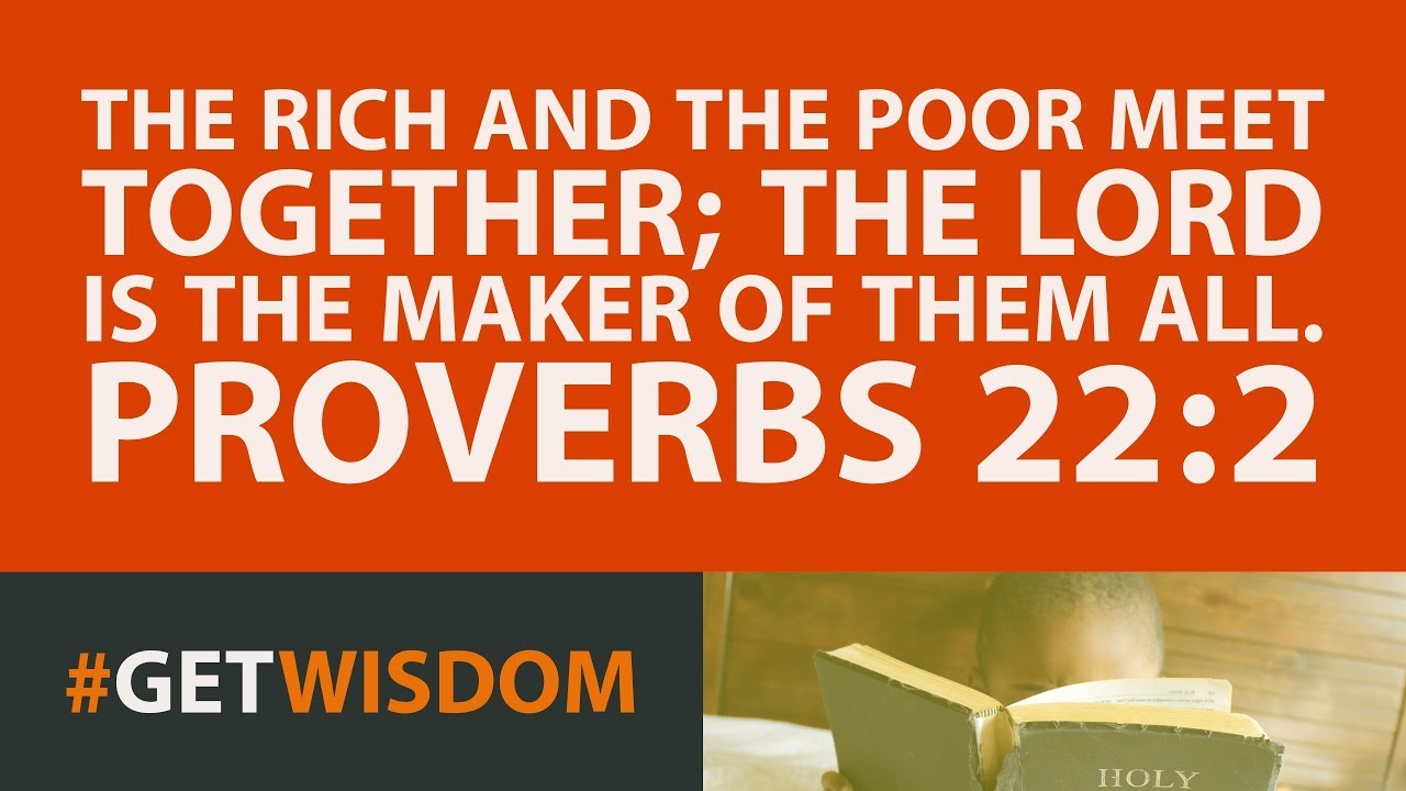 We All Have Worth | Proverbs 22:2 | Get Wisdom - YouTube