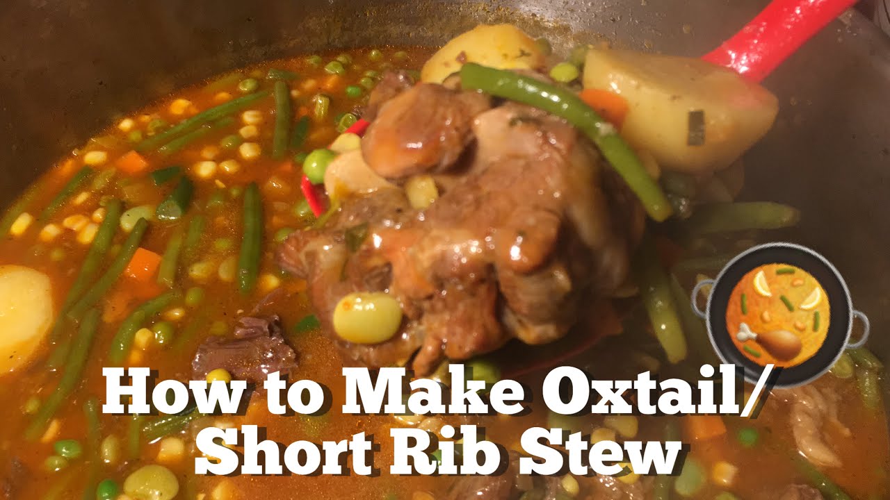 How to Make Delicious Perfectly Seasoned Ox Tail/Short Rib Stew - YouTube