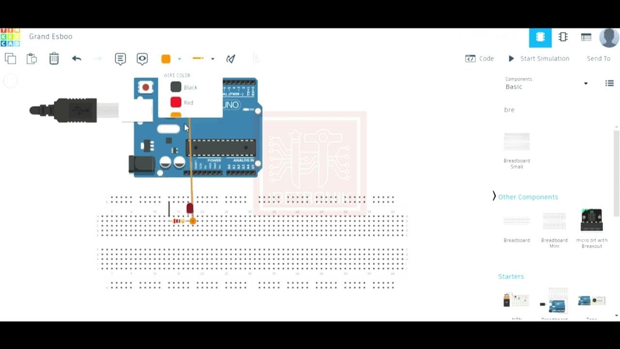 Merangkai LED dan Arduino dengan Tinkercad - YouTube