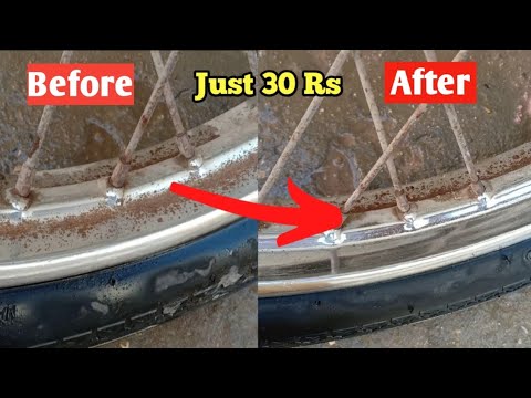 How to Remove Rust From Motorcycle|Remove rust from bike| - YouTube