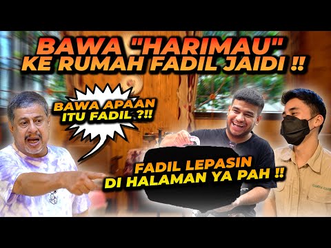 ALSHAD BAWA HARIMAU KE RUMAH FADIL JAIDI ! PAK MUH KETAKUTAN !!