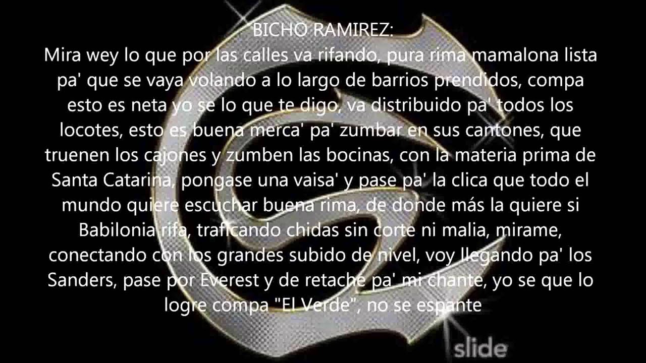 Cartel De Santa -Traficando Rimas CON LETRA - YouTube
