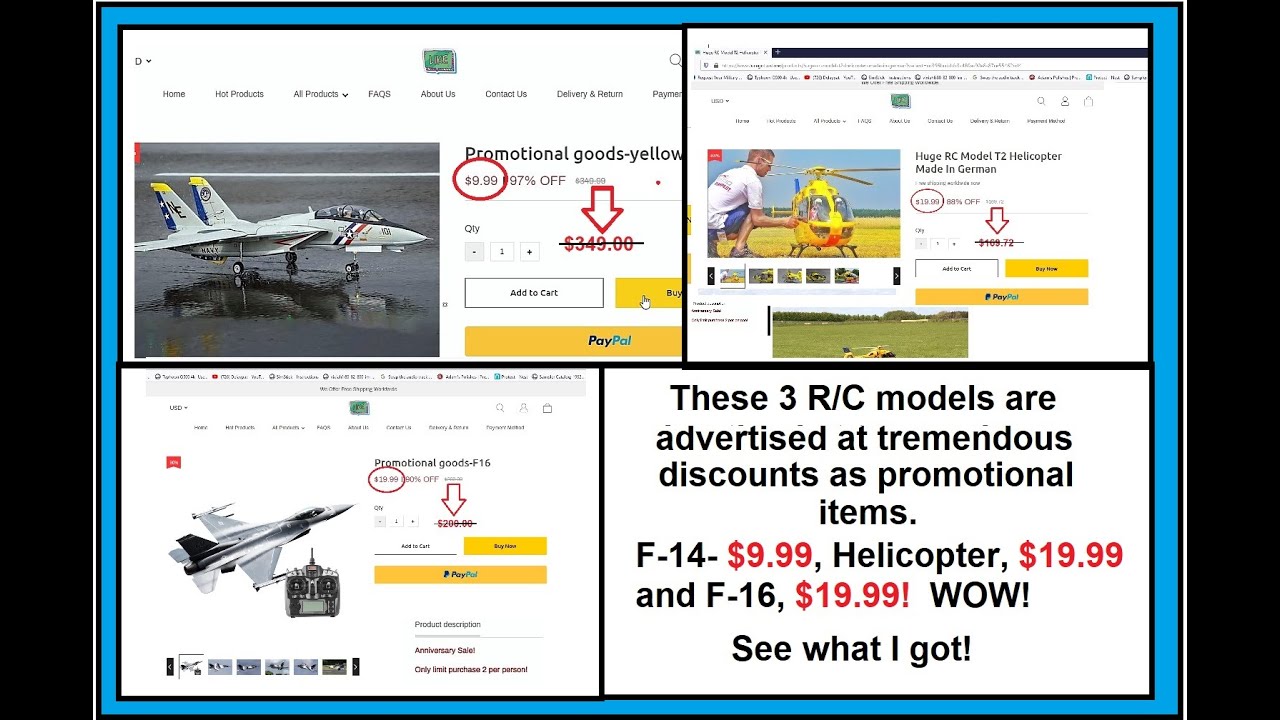 Ripoff or good deal? 3 R/C Aircraft at unbelievable prices. Ripoff or ...