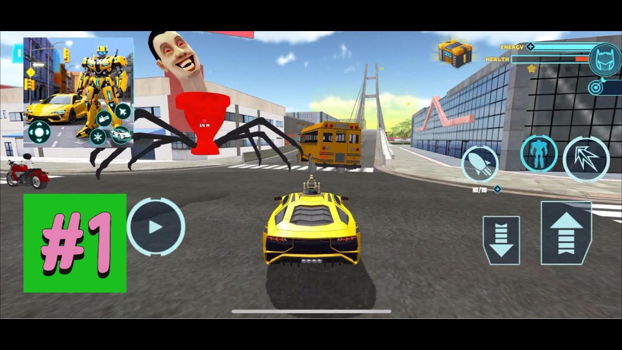 Robot Car Transform Battle - Gameplay Walkthrough #1 - First Game - YouTube
