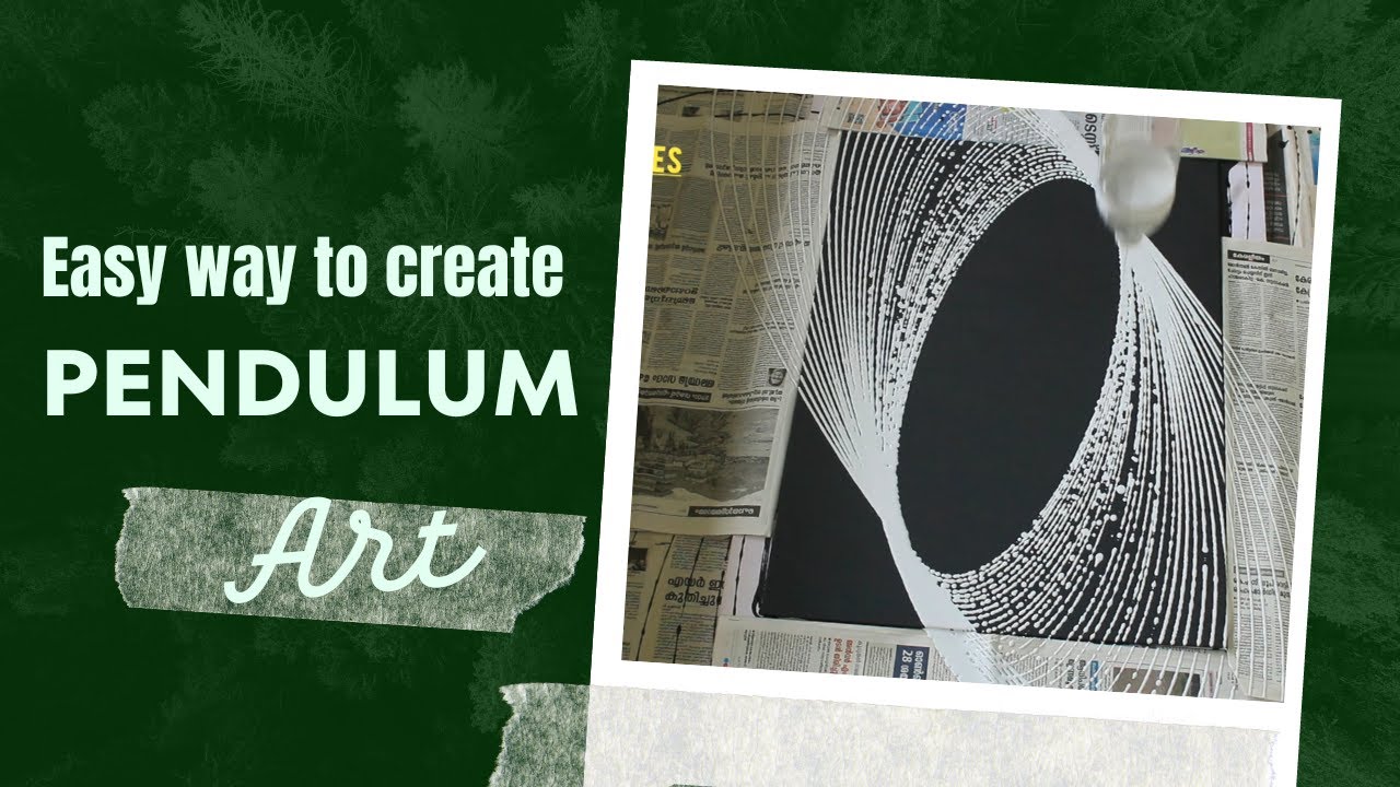 Pendulum Art #Easy way to create pendulum art - YouTube