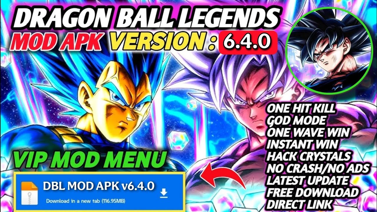 Dragon Ball Legends Mod Apk v6.4.0 | Unlimited Chrono Crystals | Dragon ...