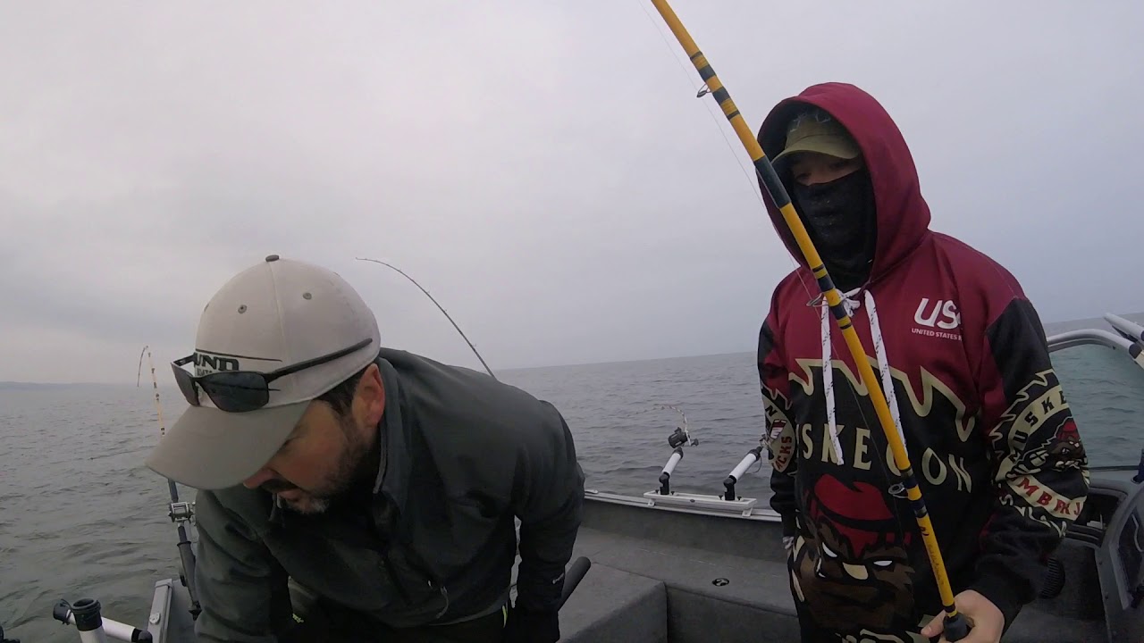 2018 Spring King Salmon Fishing - Lake Michigan - YouTube