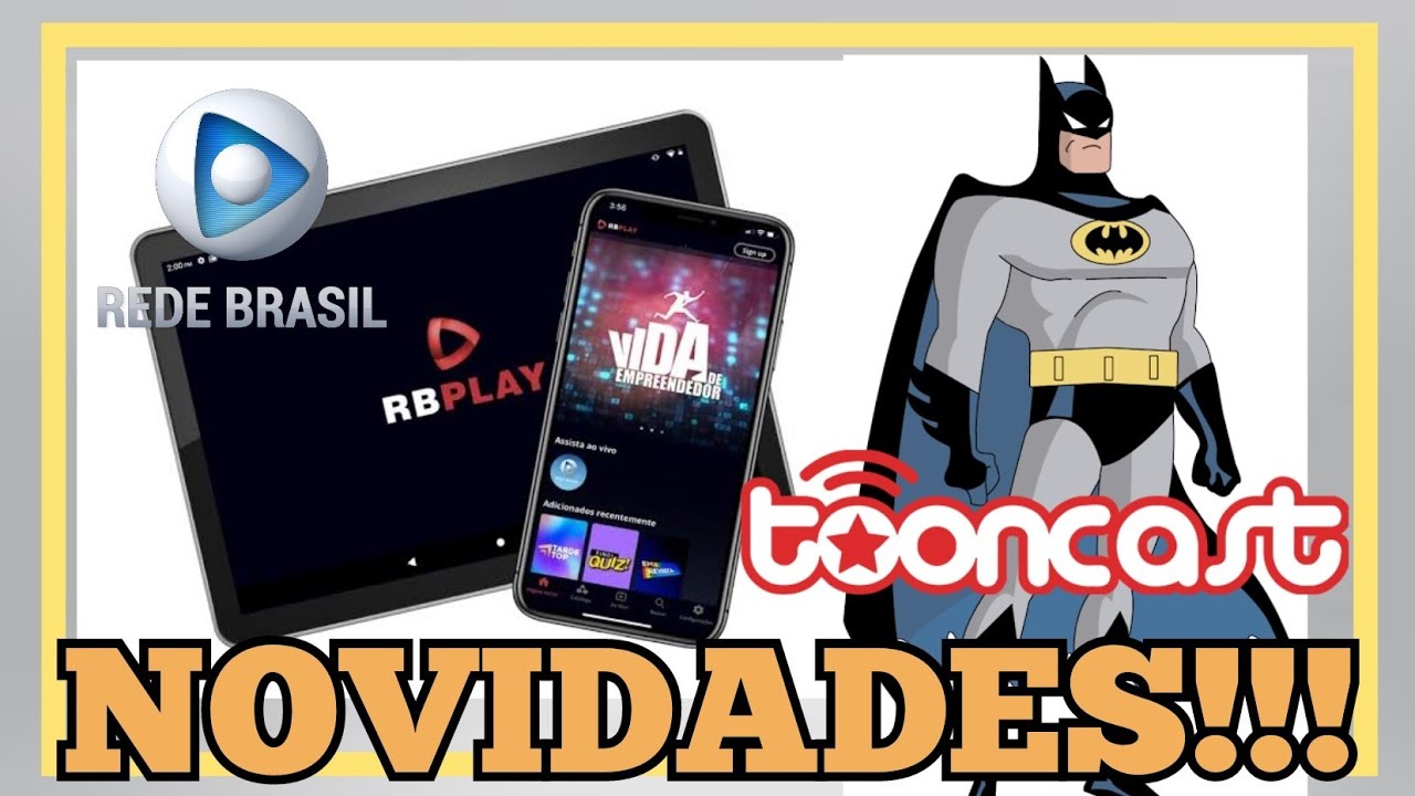 BATMAN no TOONCAST e aplicativo da REDE BRASIL | Bloco de Notícias ...