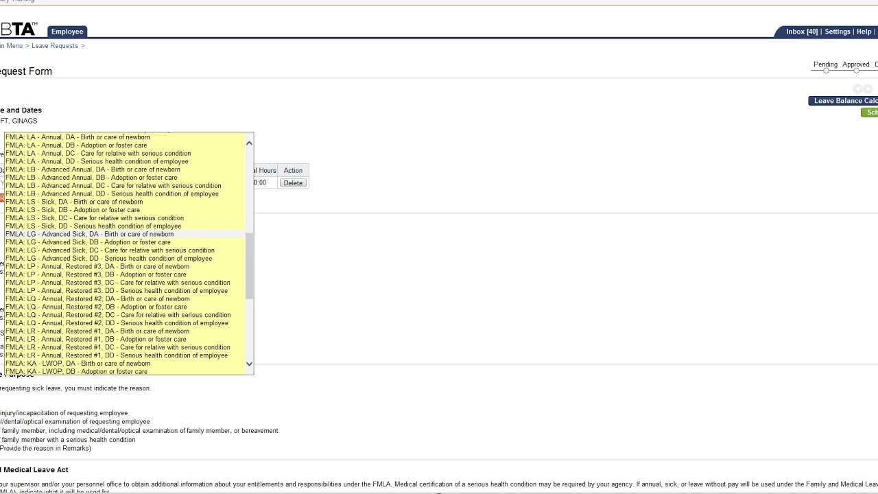 Employee Leave Request (FMLA) - YouTube