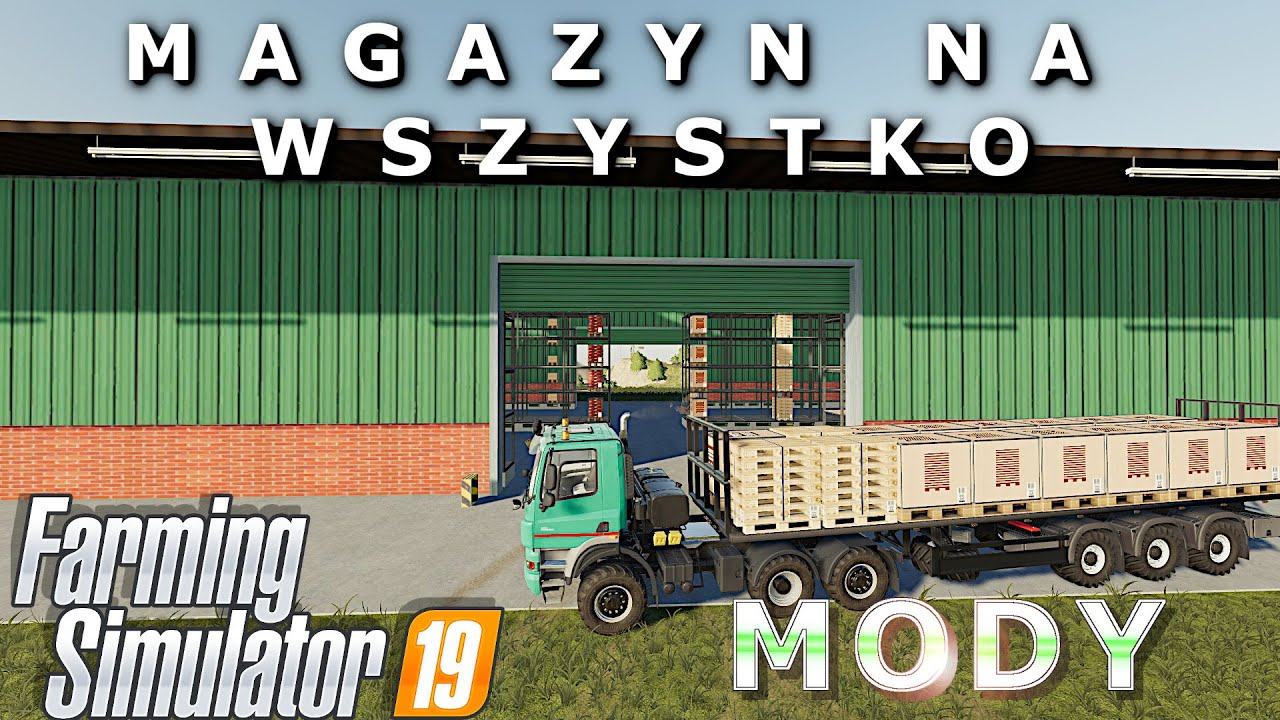 Magazyn na wszystkie palety Agraz GlobalCompany Farming Simulator 19 ...