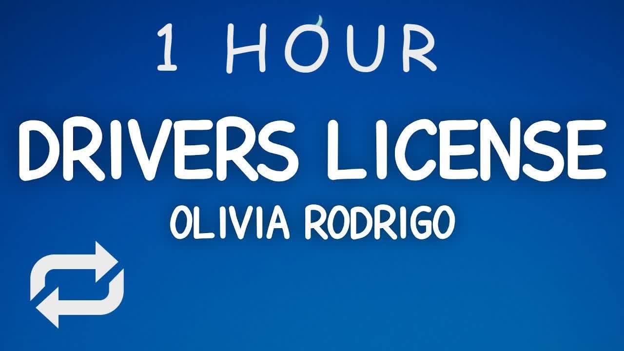 Olivia Rodrigo - drivers license (Lyrics) | 1 HOUR