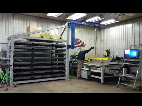 Sheet Metal Loading at 6L Designs "Metal in Motion" - YouTube