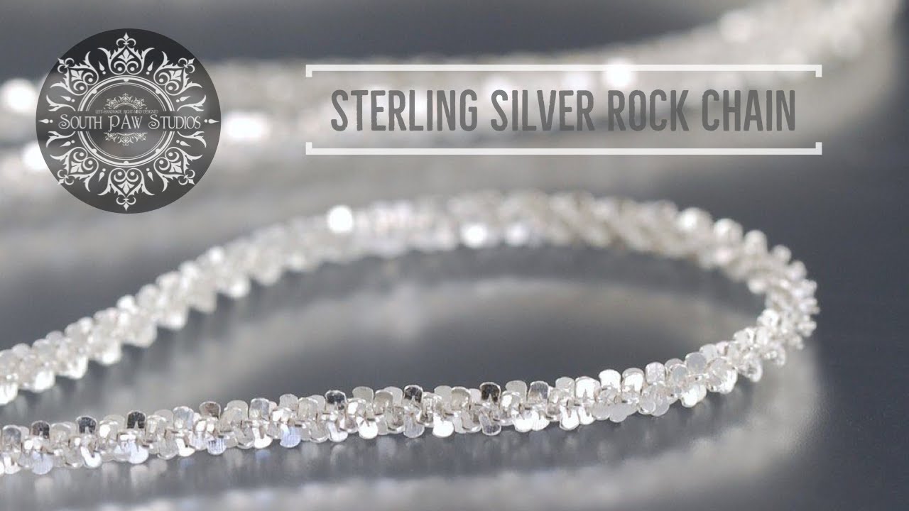 Sterling silver Rock Chain - YouTube