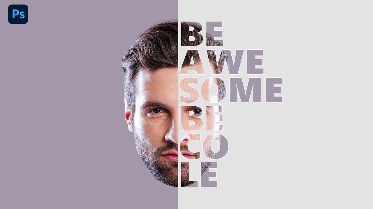 1Min Design Idea | Make a Unique poster design in Photoshop - YouTube