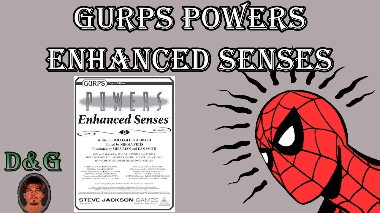 GURPS Powers: Enhanced Senses - Enhance Your Game! - YouTube