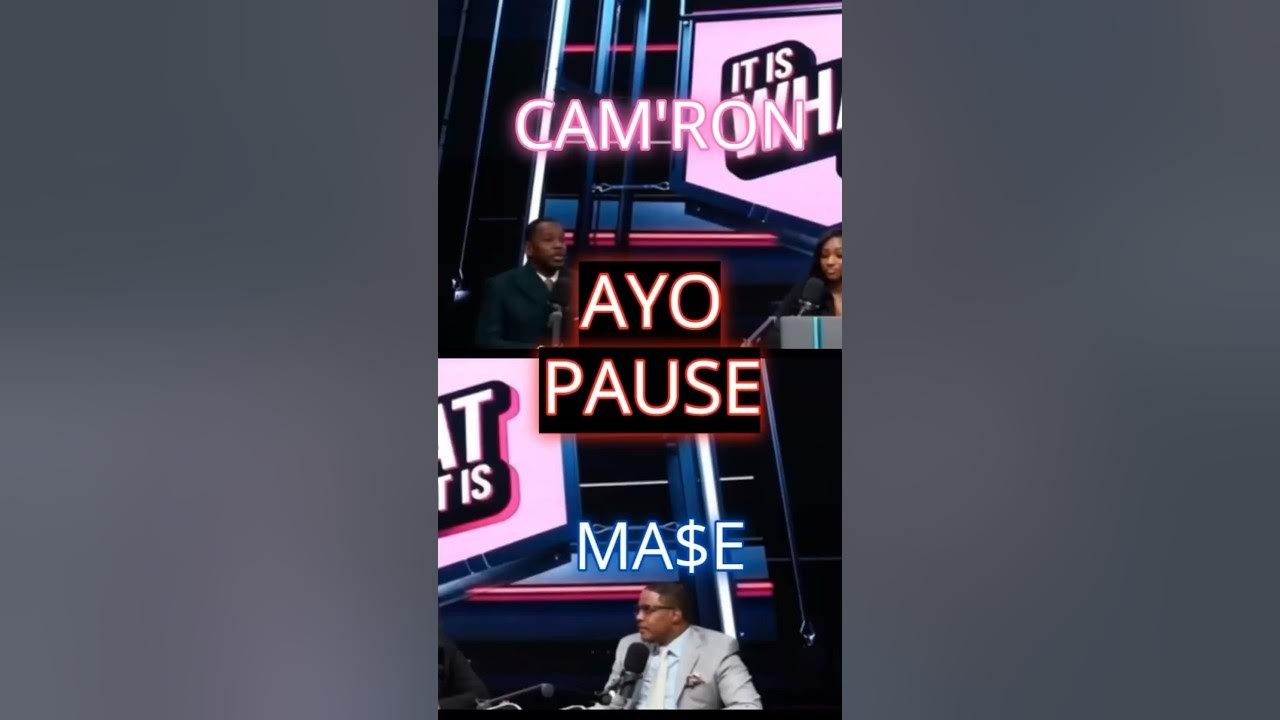 Cam'Ron shocking pause moment leaves Mase speechless #shorts - YouTube