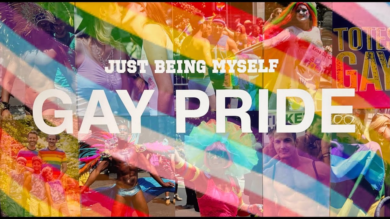 HAPPY PRIDE! 🏳️‍🌈JUST BEING MYSELF-GAY PRIDE PARADE MUSIC VIDEO ...