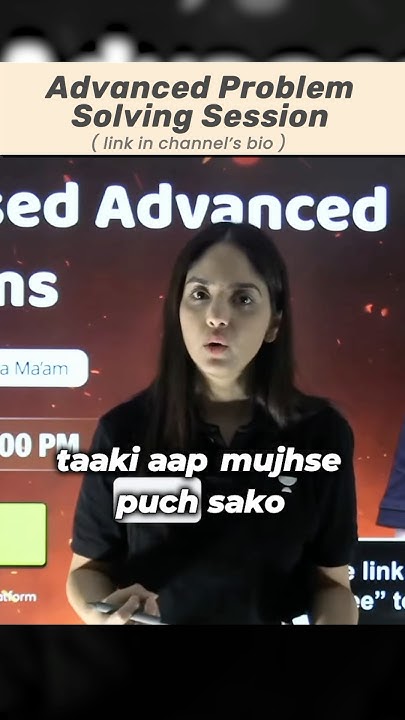 Advanced problem solving session on 21st June - YouTube