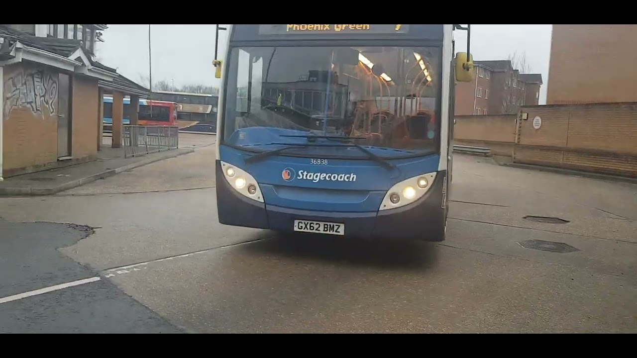 Here is the stagecoach bus 36838 on the number 7 in Aldershot Monday 13 ...