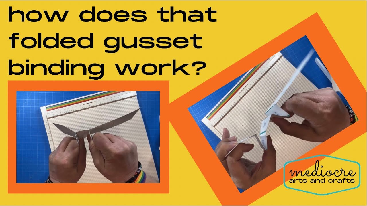 Folded Gusset Binding Tutorial - Large Scale Example - Mini Album ...