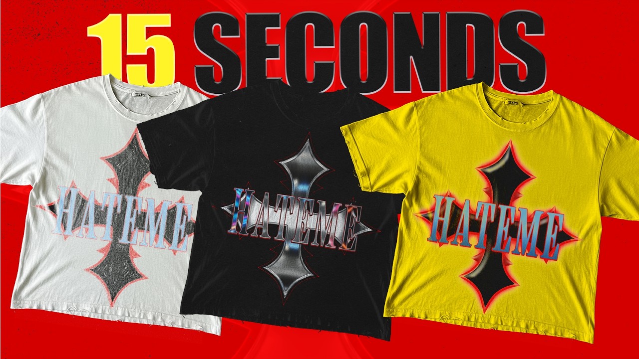 FIX your CLOTHING BRAND design in seconds - YouTube