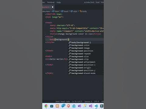 CSS Magic: Mastering Background Color Changes in Seconds! 🎨 - YouTube