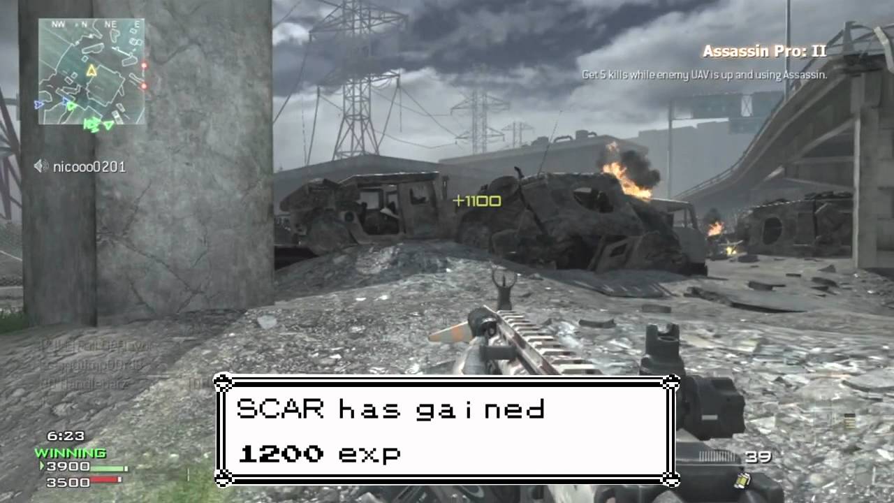 Hipster Wants to Battle - MW3 Team Deathmatch 1 (Scar on Interchange ...