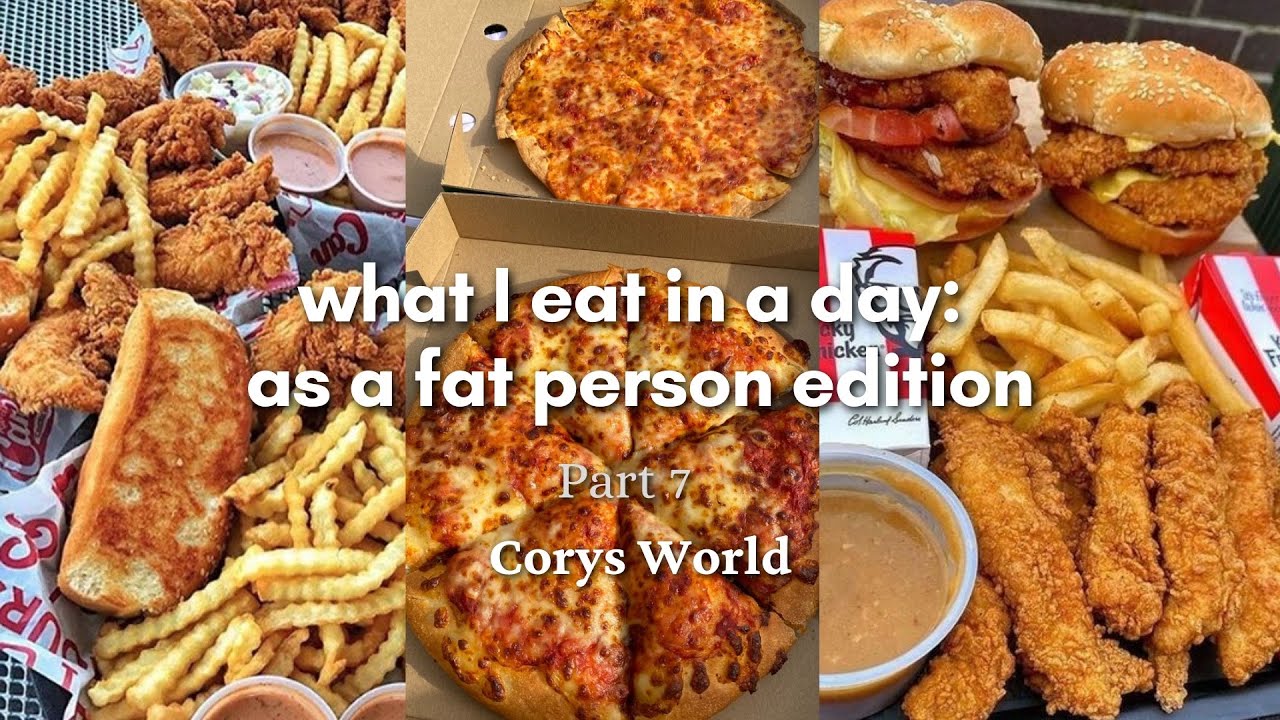 🐖 what I eat in a day as a FAT person part 7 || Corys World tiktoks ...