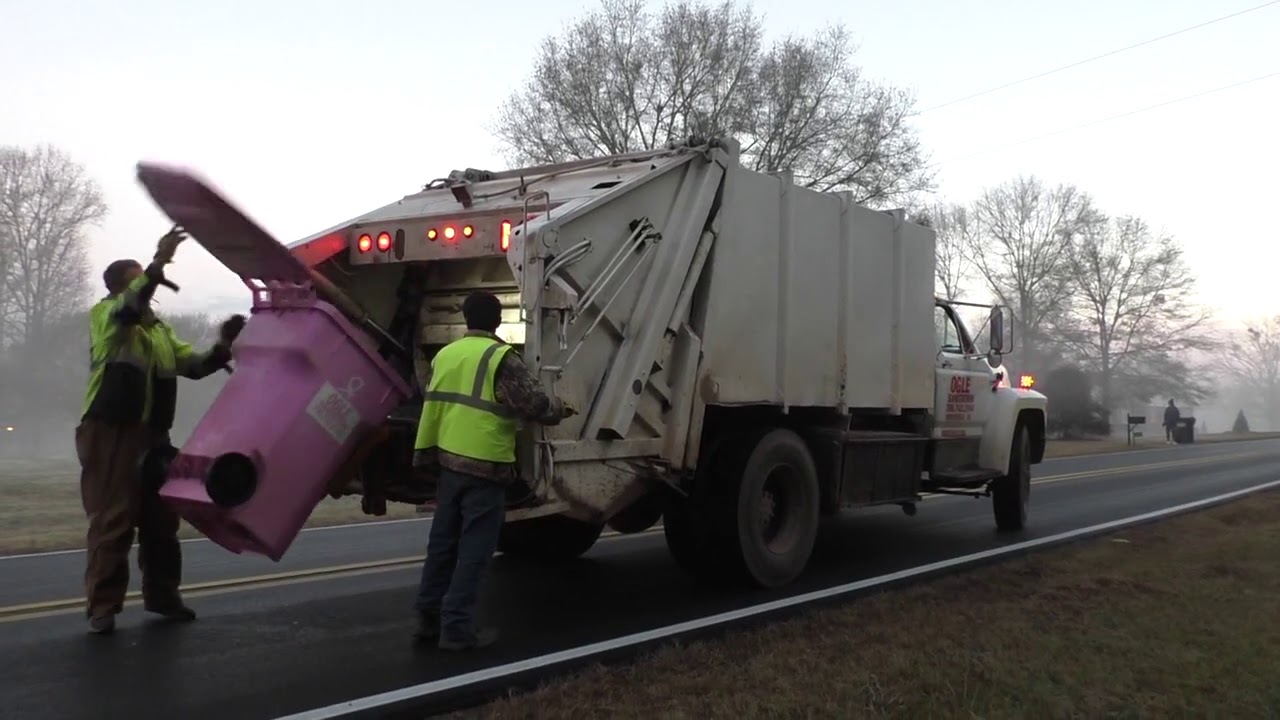 1988 EZ Pack M-150 Rear Loader - YouTube