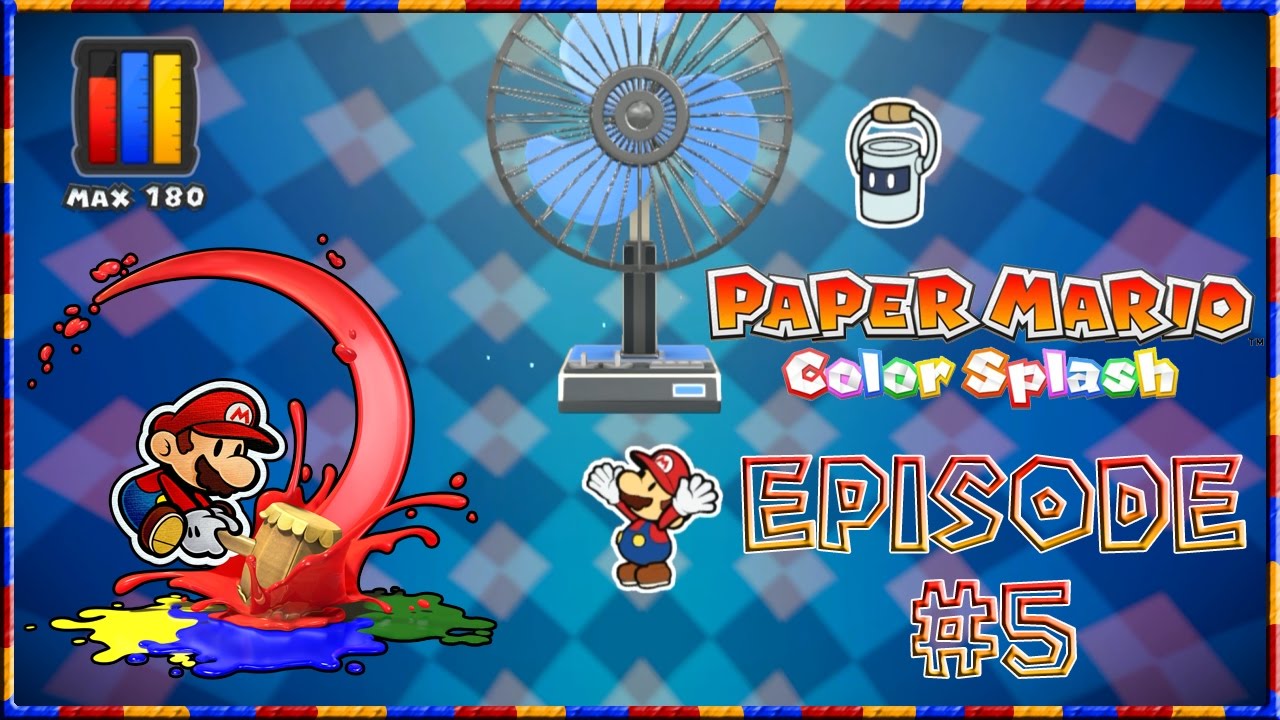 Paper Mario: Color Splash - Gaining A Fan, Justice Toad! - Episode 5 ...