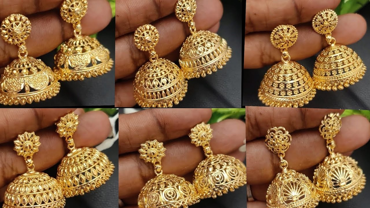 One grame gold jimiki, Impon Comboo earing 8925335998 - YouTube