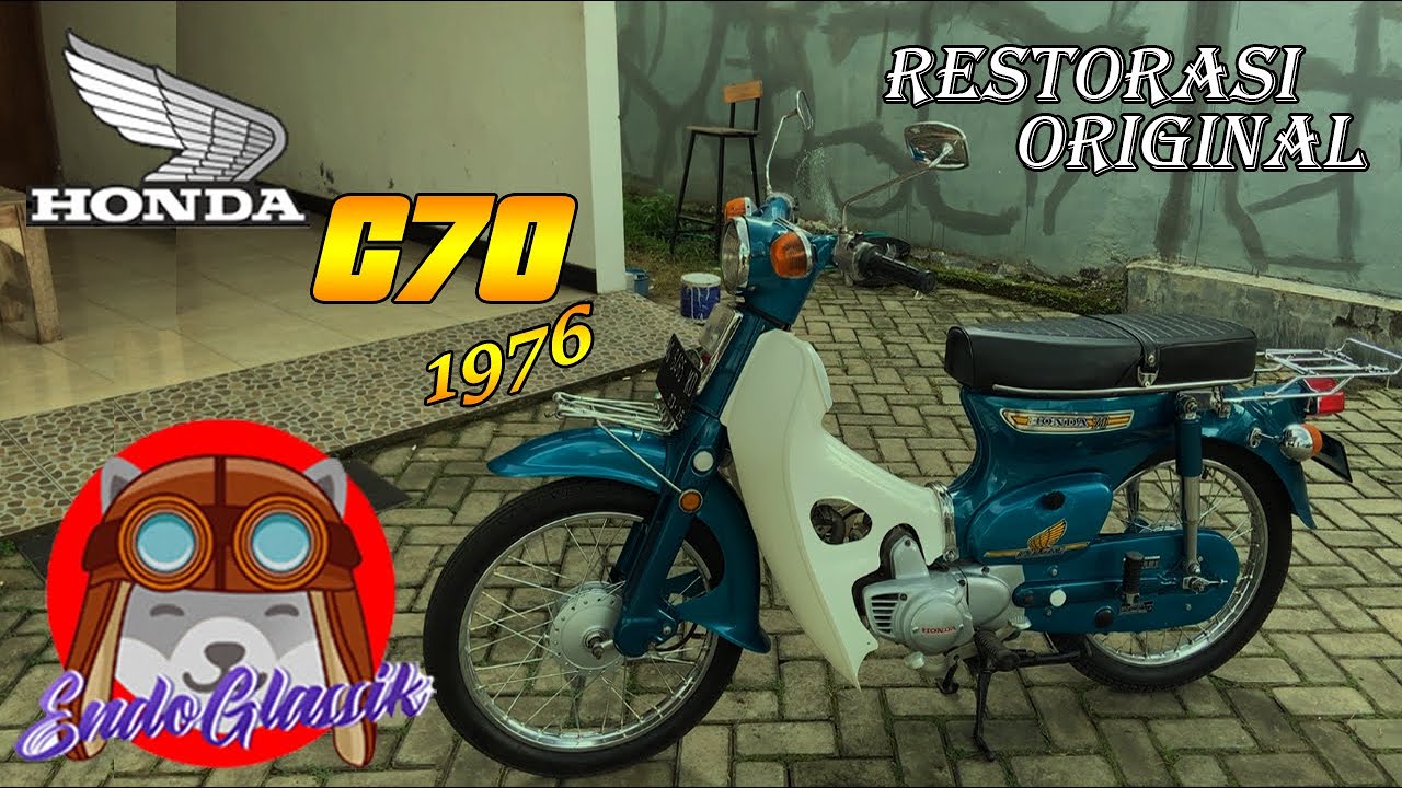 HONDA C70!!! MOTOR BEBEK PRIMADONA ERA 70-AN!!! - YouTube